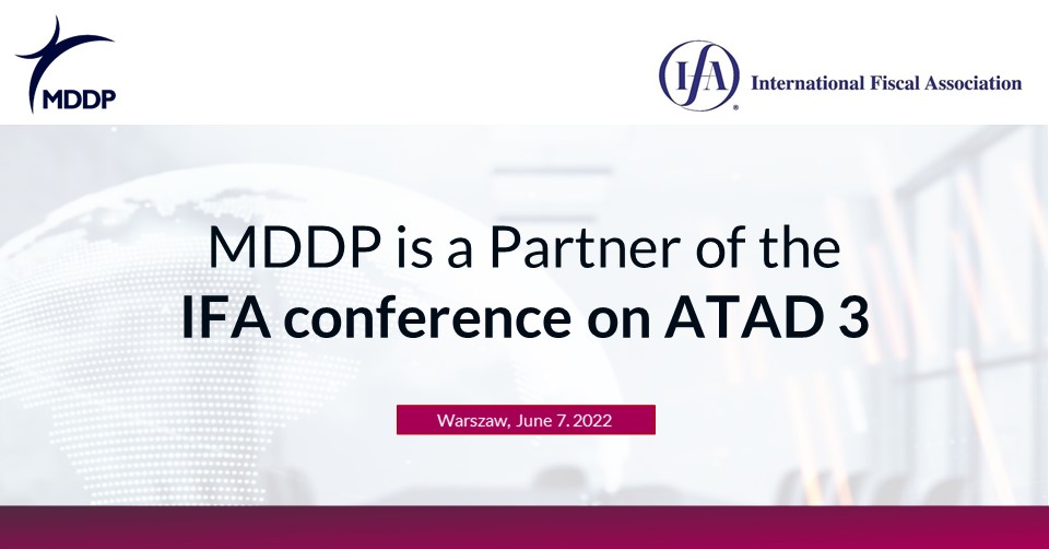 MDDP is a partner of the IFA conference on ATAD 3 | MDDP