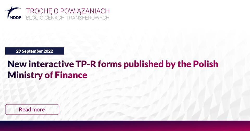 New interactive TP-R forms published by the Polish Ministry of Finance ...