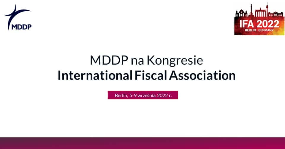 MDDP na 74. Kongresie International Fiscal Association | MDDP