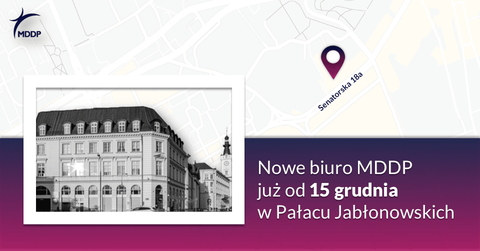 Nowe biuro MDDP w Pałacu Jabłonowskich | MDDP