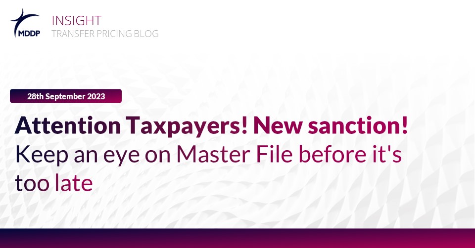Attention Taxpayers! New sanction! Keep an eye on Master File before it ...