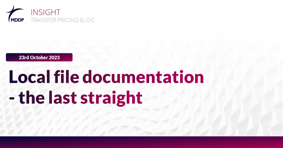 Local file documentation - the last straight | MDDP
