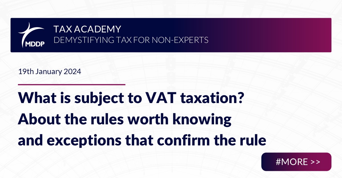 What is subject to VAT taxation? About the rules worth knowing and ...