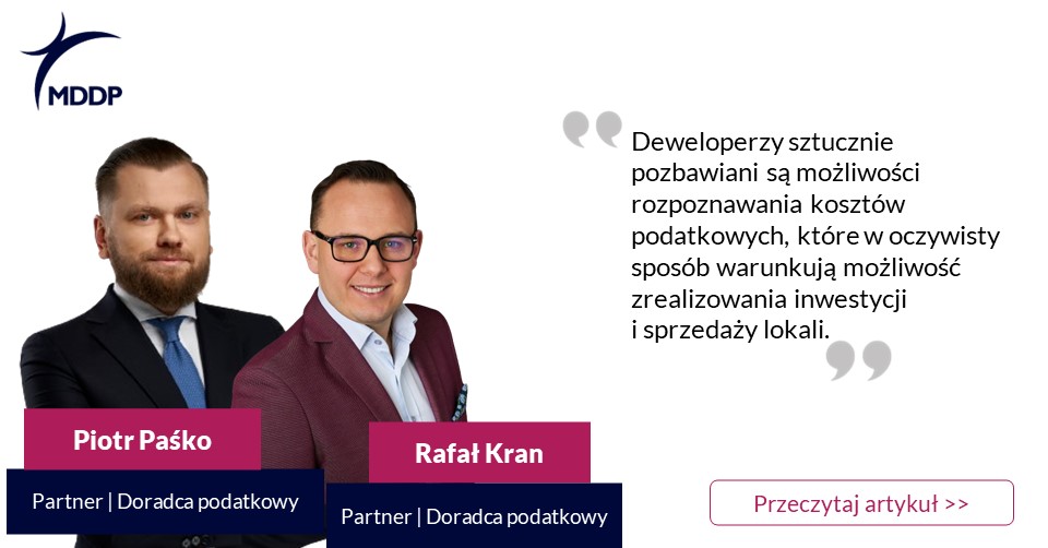 Mieszkania zamiast biur? Podatkowy hamulec | MDDP