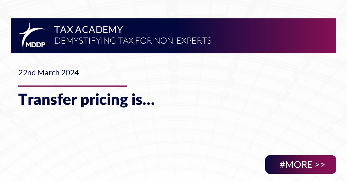 Transfer pricing is...