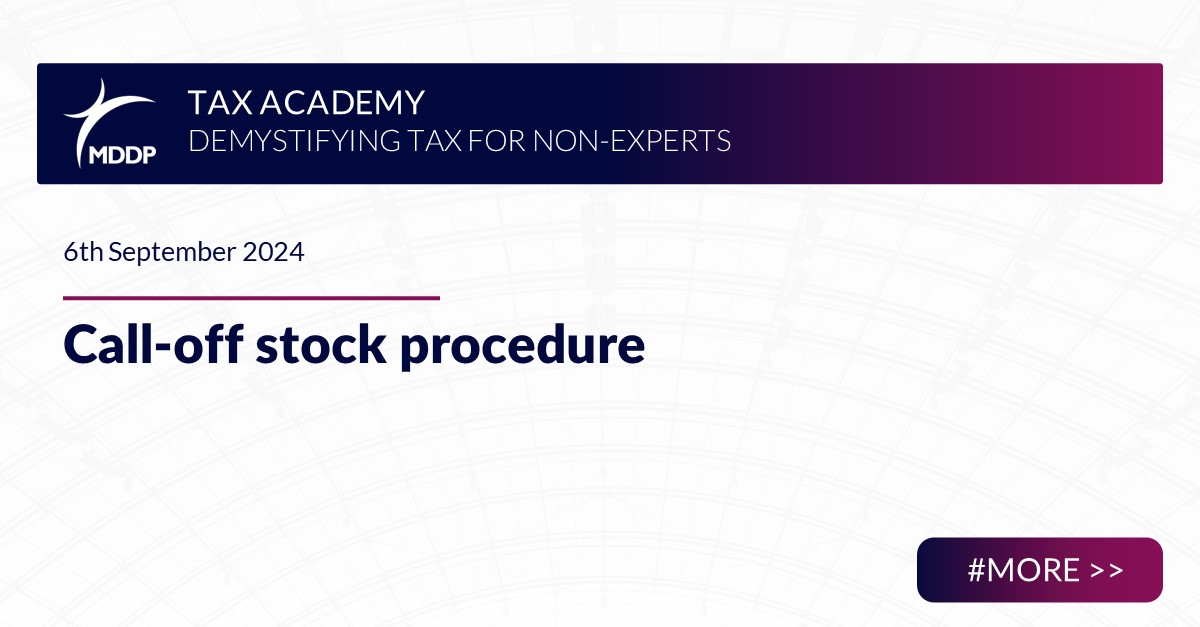 Call-off stock procedure