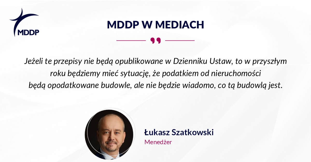 Podatek od nieruchomości – co zmieni się od 2025 roku? | Wywiad z ekspertem MDDP