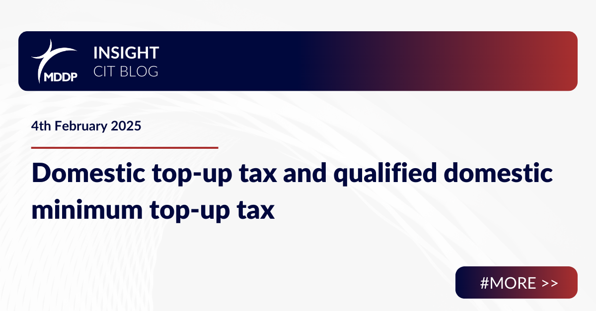 Domestic top-up tax and qualified domestic minimum top-up tax
